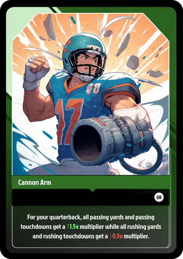 The Cannon Arm SmashCard